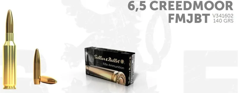 Sellior Bellot 6.5 Creedmoor 140Grain FMJBT Ammunition